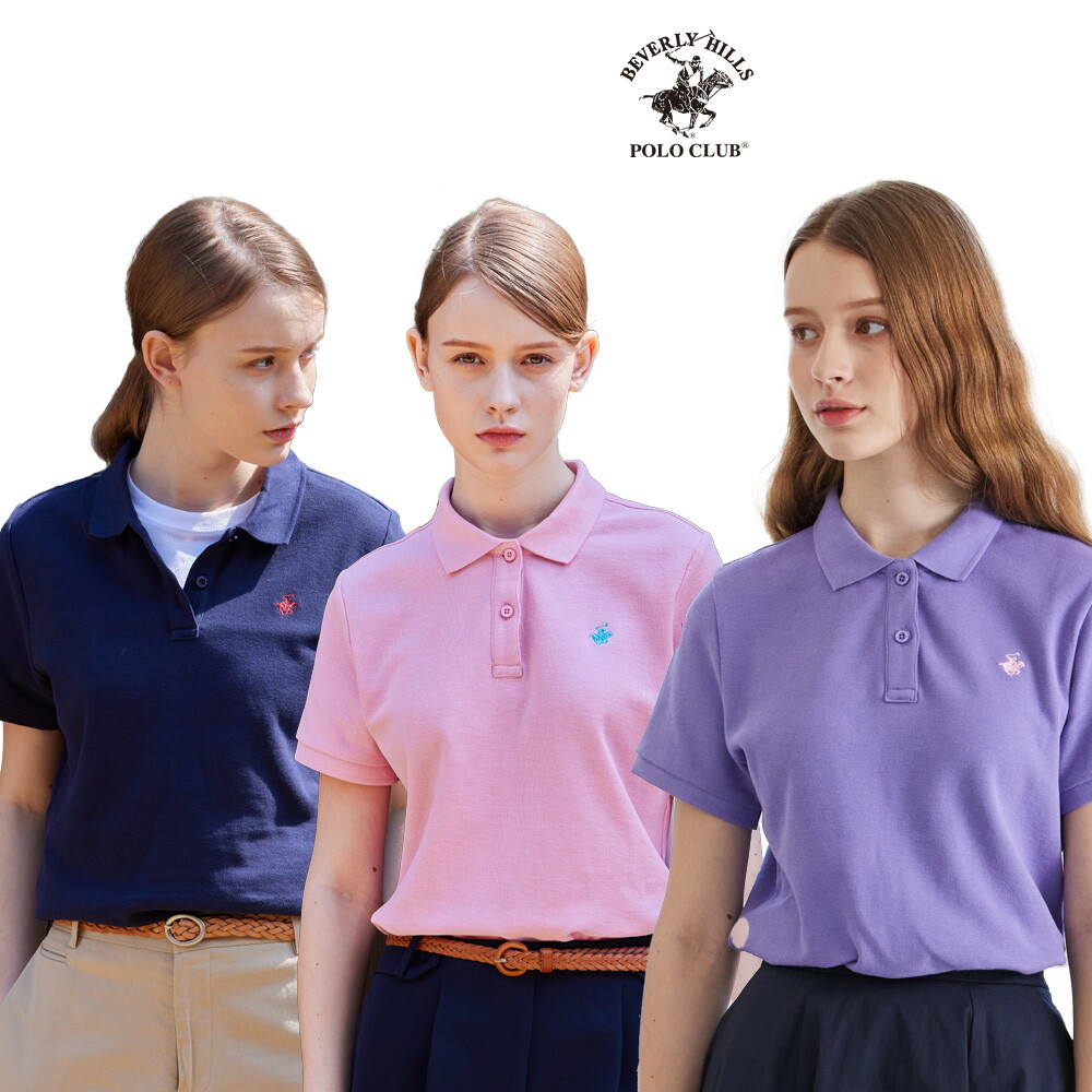 [lotteimall] 24SS 여성 코튼 PK 반팔티셔츠 3종 12575369 | 홈쇼핑모아