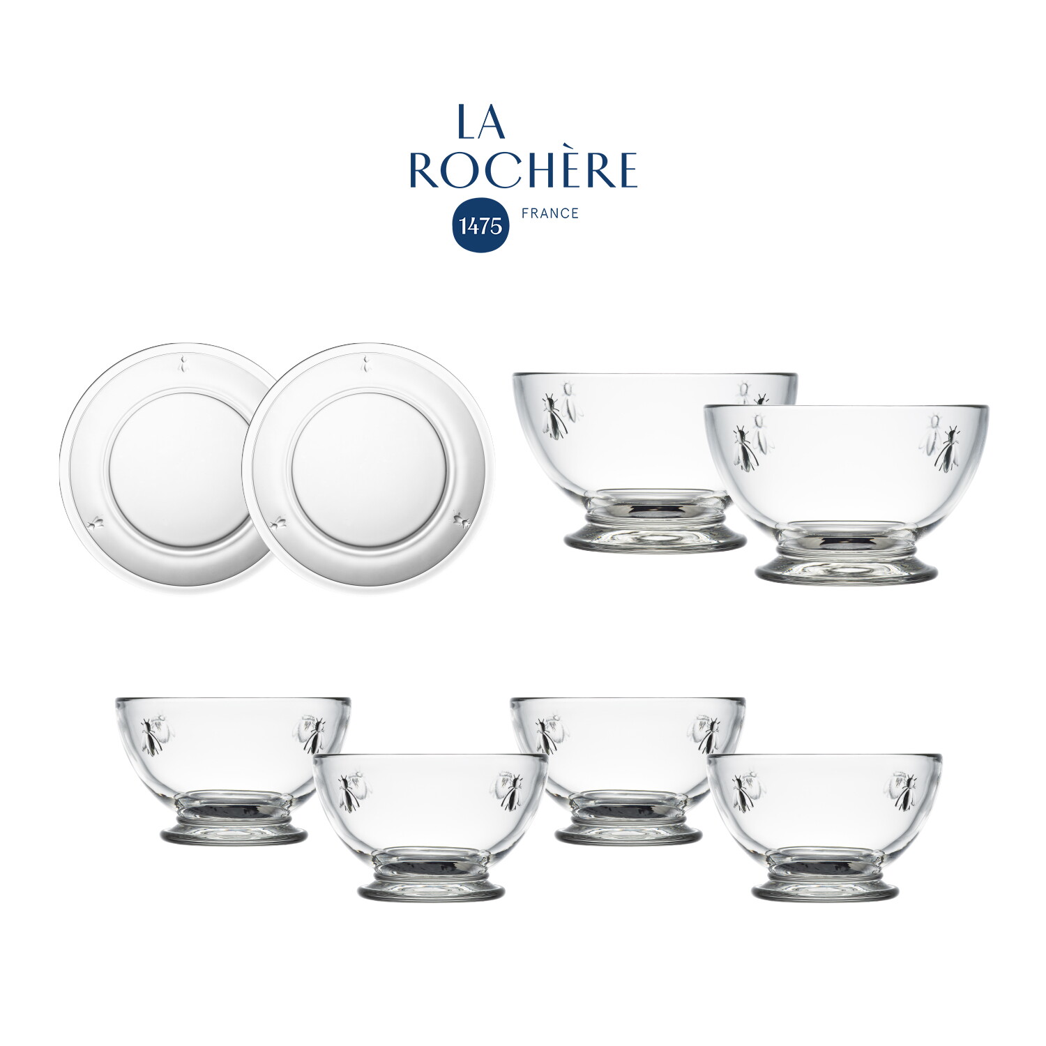 [lotteimall] [볼플레이트 세트] 라로쉐 아베이오 컬렉션(플레이트L 190mm 2P + 라지볼 600ml 2P + 미니볼 270ml 4P) 13057528 | 홈쇼핑모아